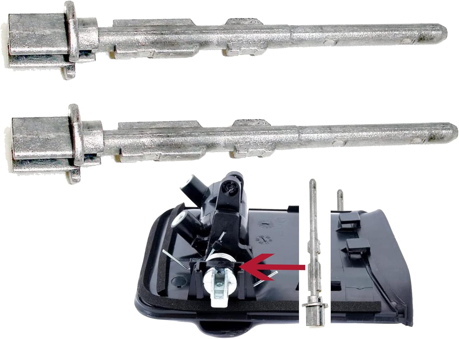 2 x Sliding Door Handle Lock Pin for Citroen Berlingo 106 mm 9639225577 ...