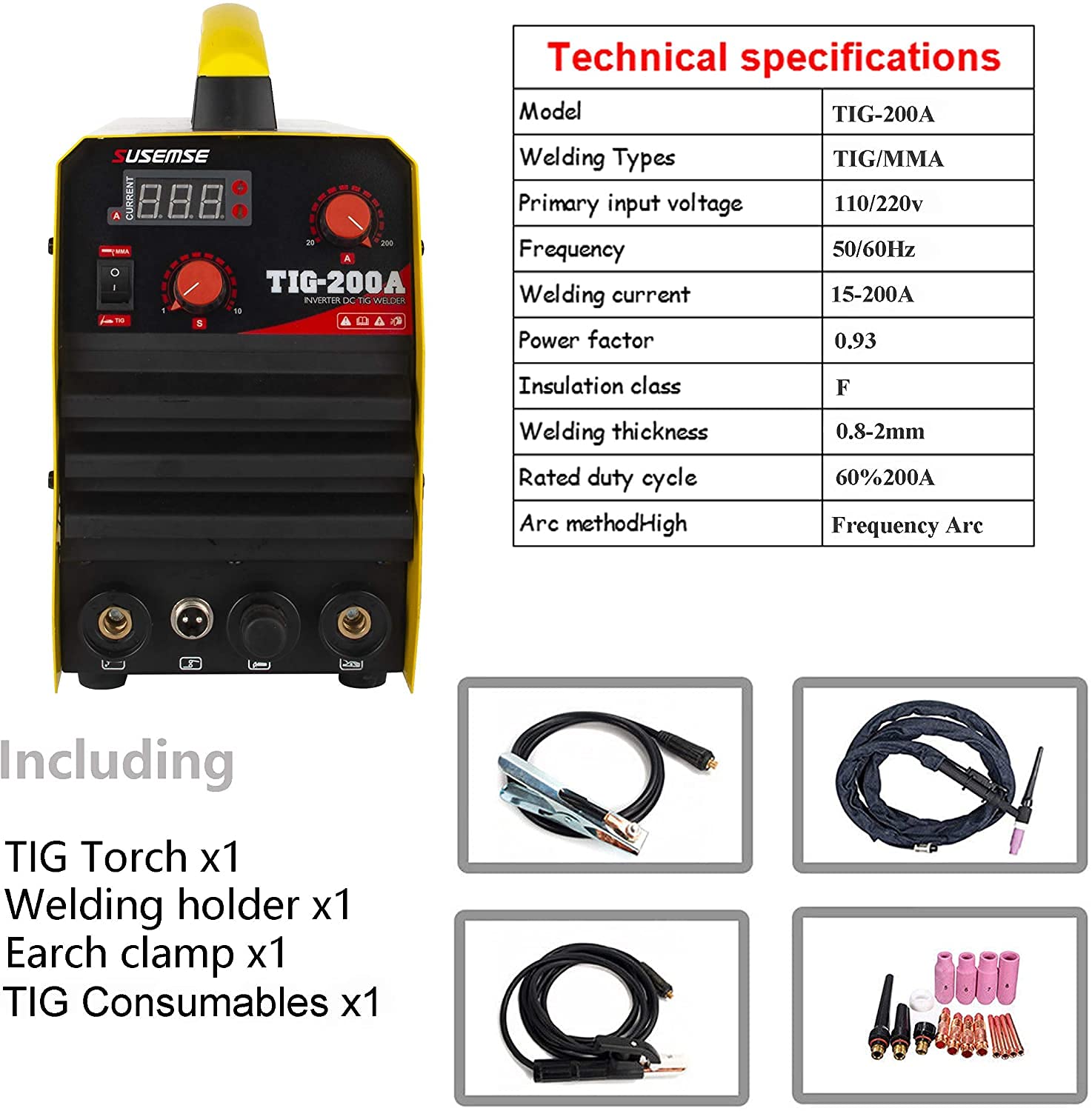 Tig Welding Machine Specification