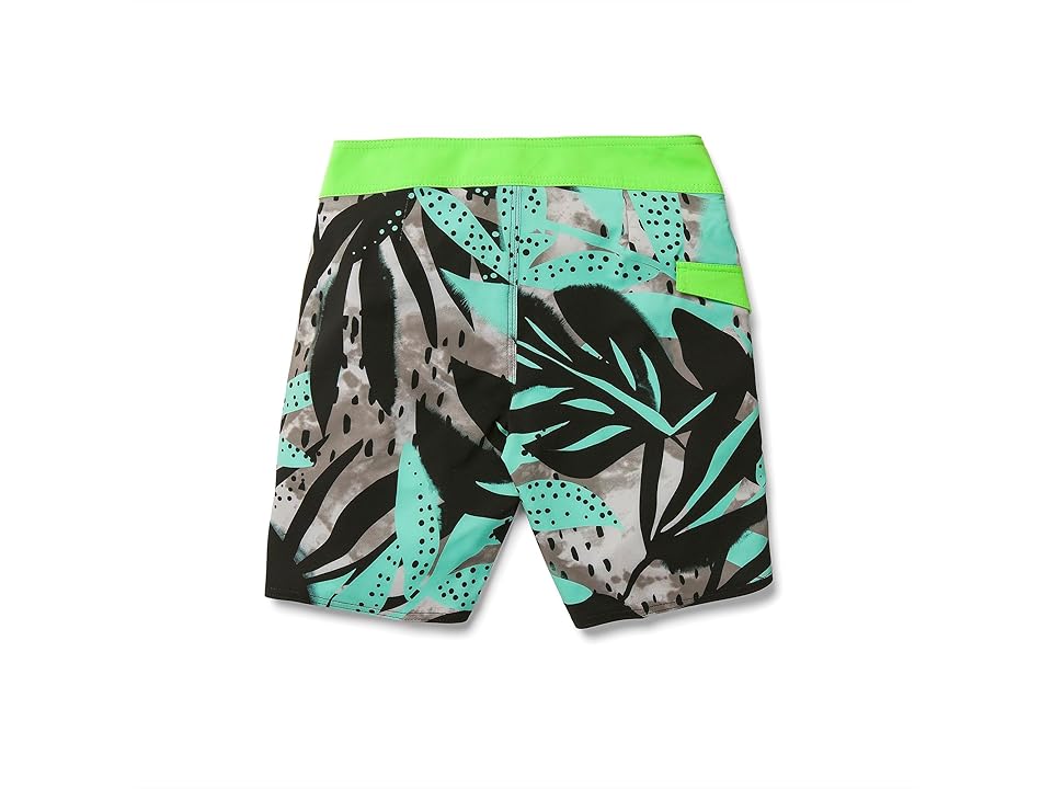 Volcom Kids Waterside Mod (Big Kids) (Dusty Aqua) Boy's Swimwear ...