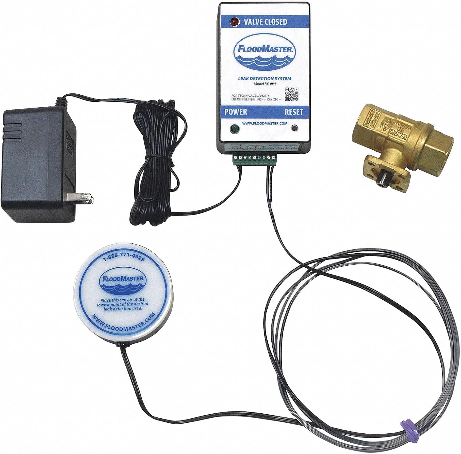 Amazon.com: Floodmaster Water Heater Leak Detection System, 3/4In, RS ...