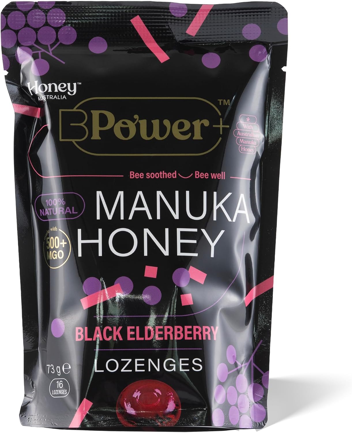 Honey Australia BPower Manuka Lozenges | MGO 500+ Honey Drops (Single ...