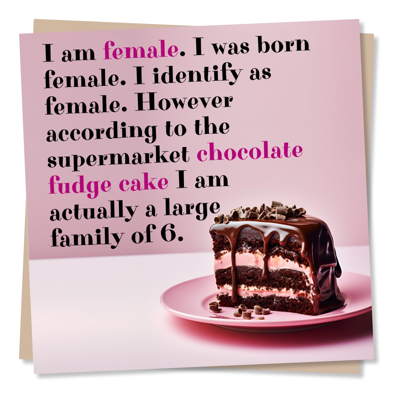 Funny Chocolate Cake Quotes The Best Birthday Surprise Ever! I Think