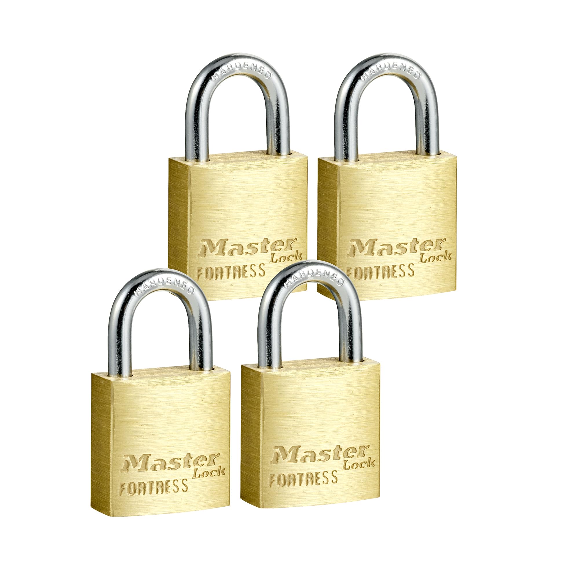 Master Lock Solid Brass Body 20mm Wide Economy Padlock with Keys - Mini ...