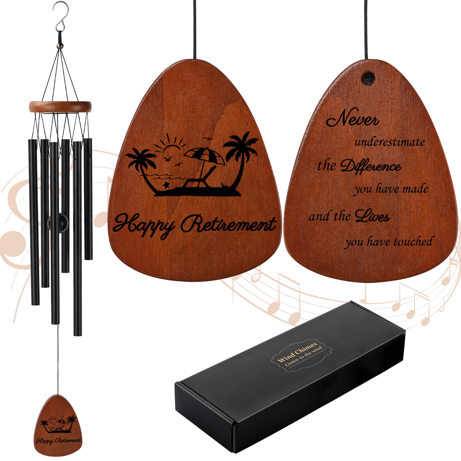 Amazon.com : PRSTENLY Retirement Gift for Woman Men, Retirement Wind ...
