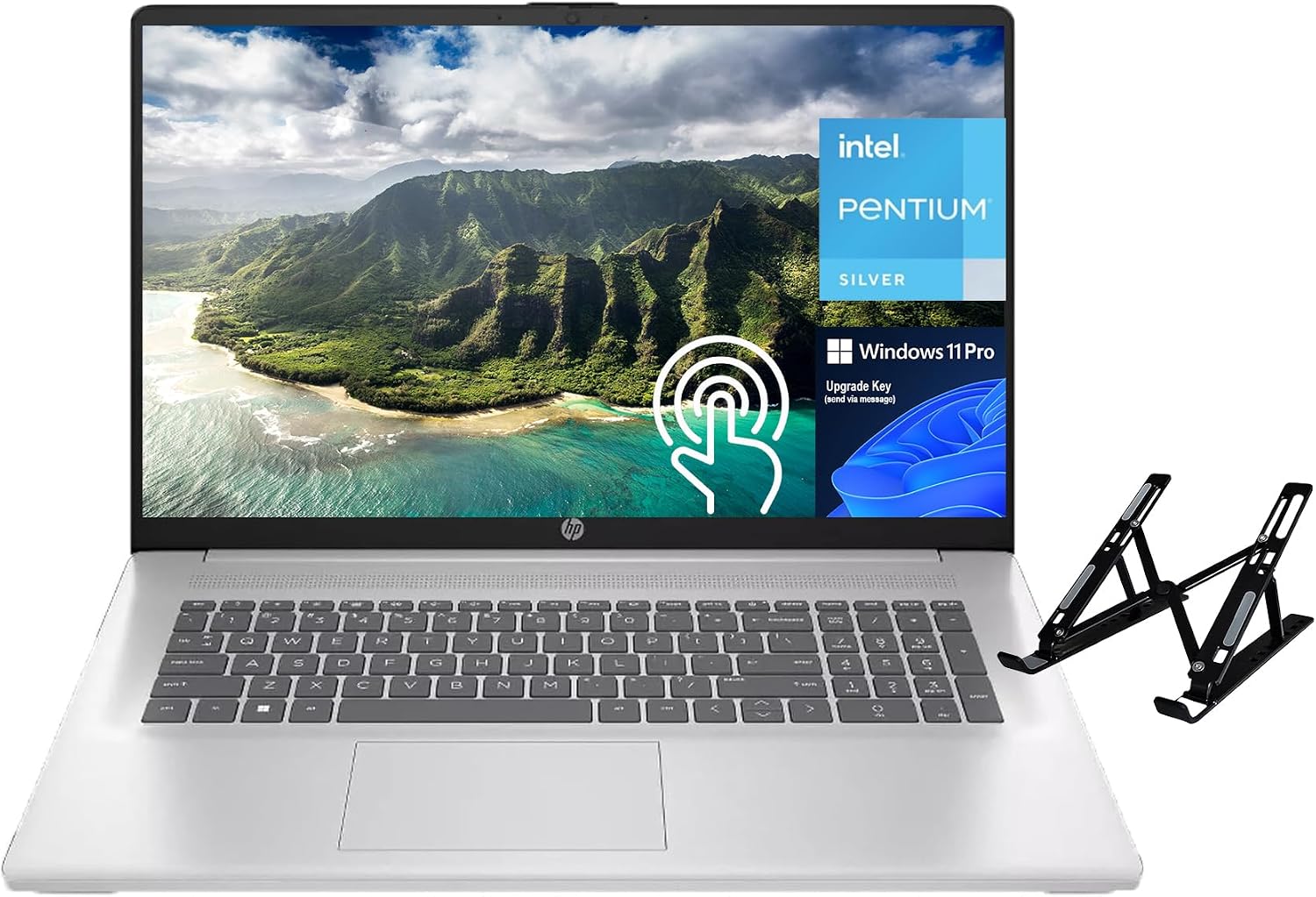 HP Laptop empresarial 2024, visualización táctil de 17.3 Pulgadas ...