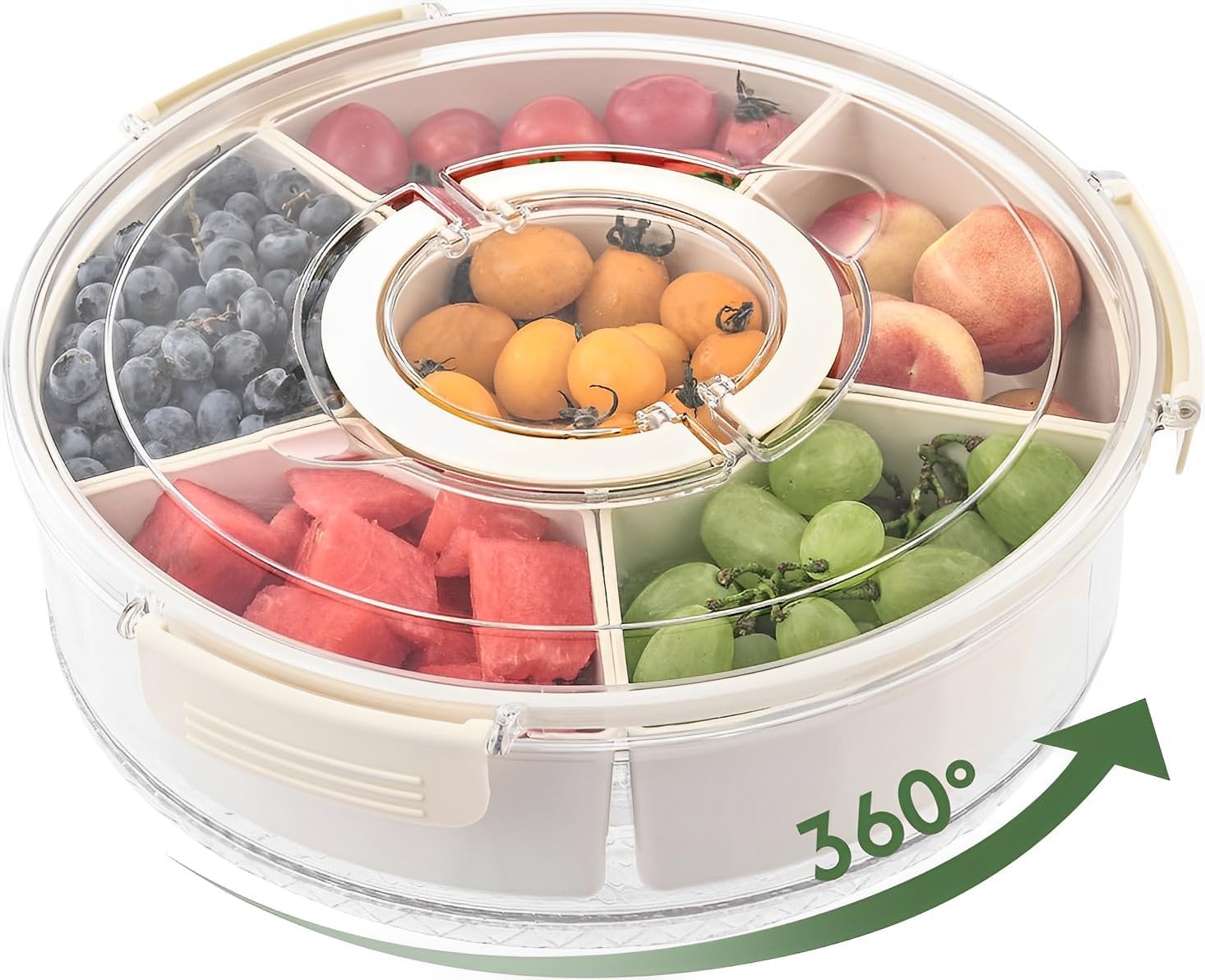 Amazon.com: XINGWANG Handheld Dried Fruit Tray with lid, Sealed Box ...