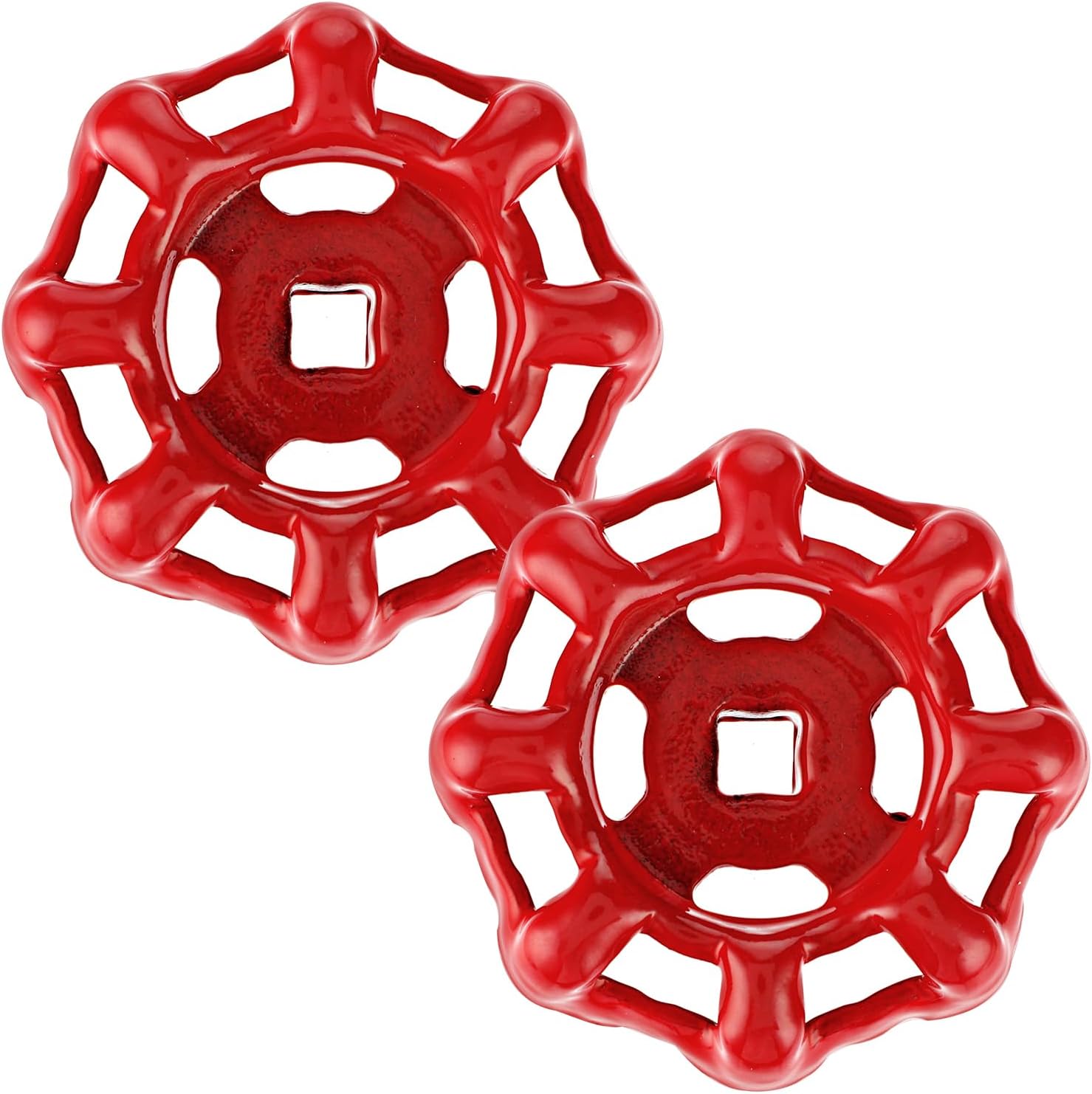 Mozeat Lens 2 Pack Outside Faucet Handles Replacement Faucet Round ...