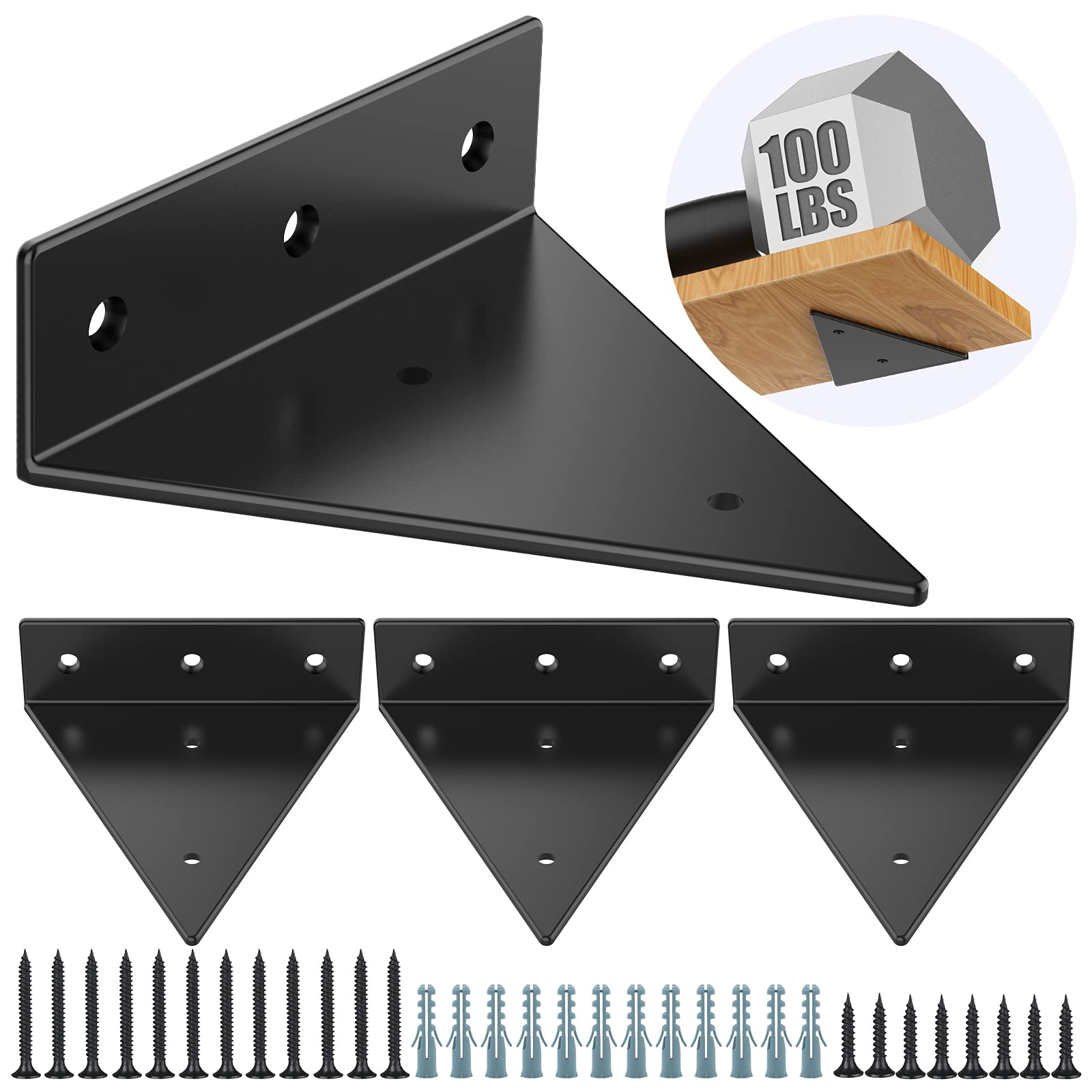 Buy Shelf Bracket 6 Inch Heavy Duty Triangle Brackets For Shelves Hidden Shelf Bracket Floating buy-shelf-bracket-6-inch-heavy-duty-triangle-brackets-for-shelves-hidden-shelf-bracket-floating
