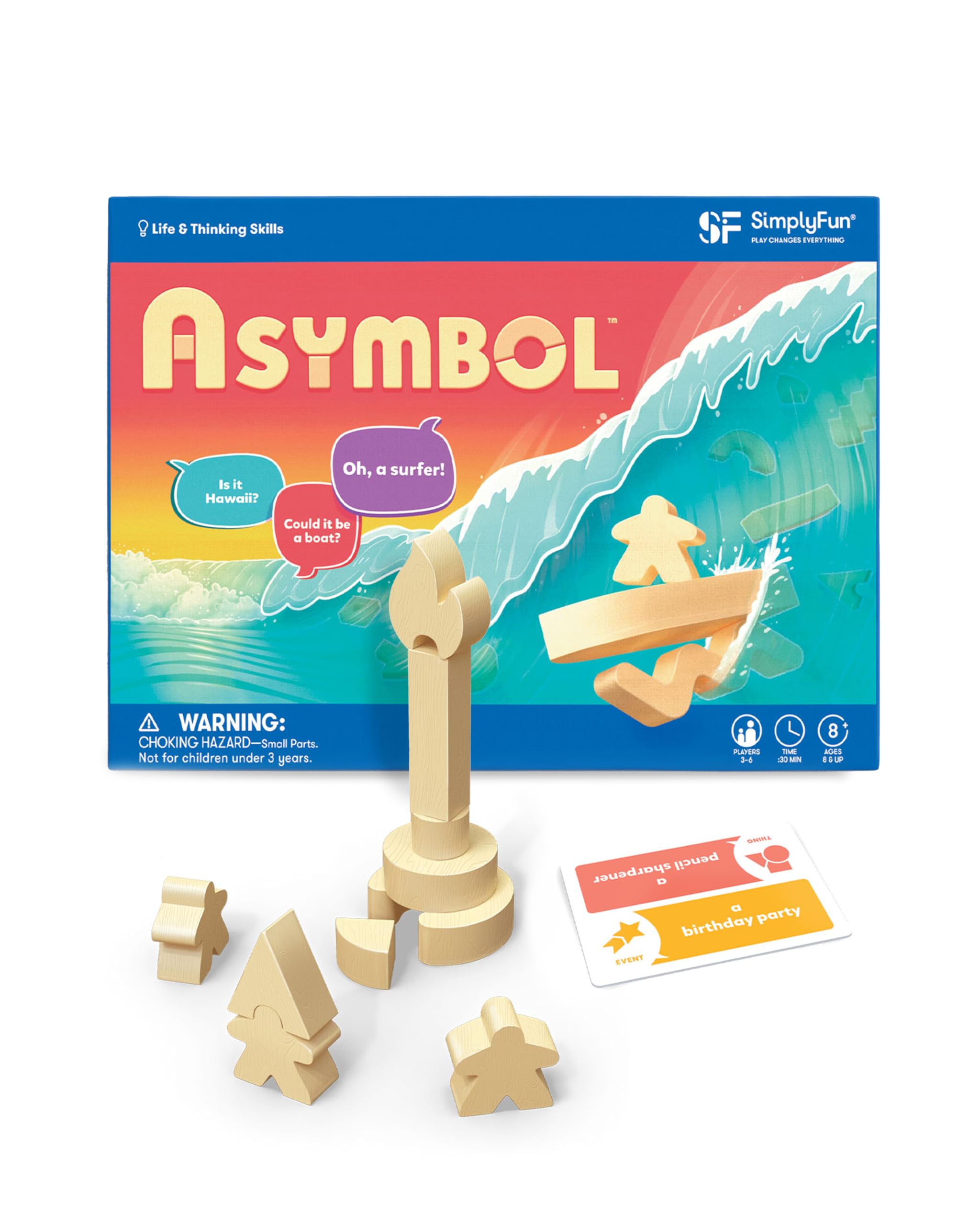 Amazon.com: SimplyFun Asymbol - A Communication Game Where Players ...