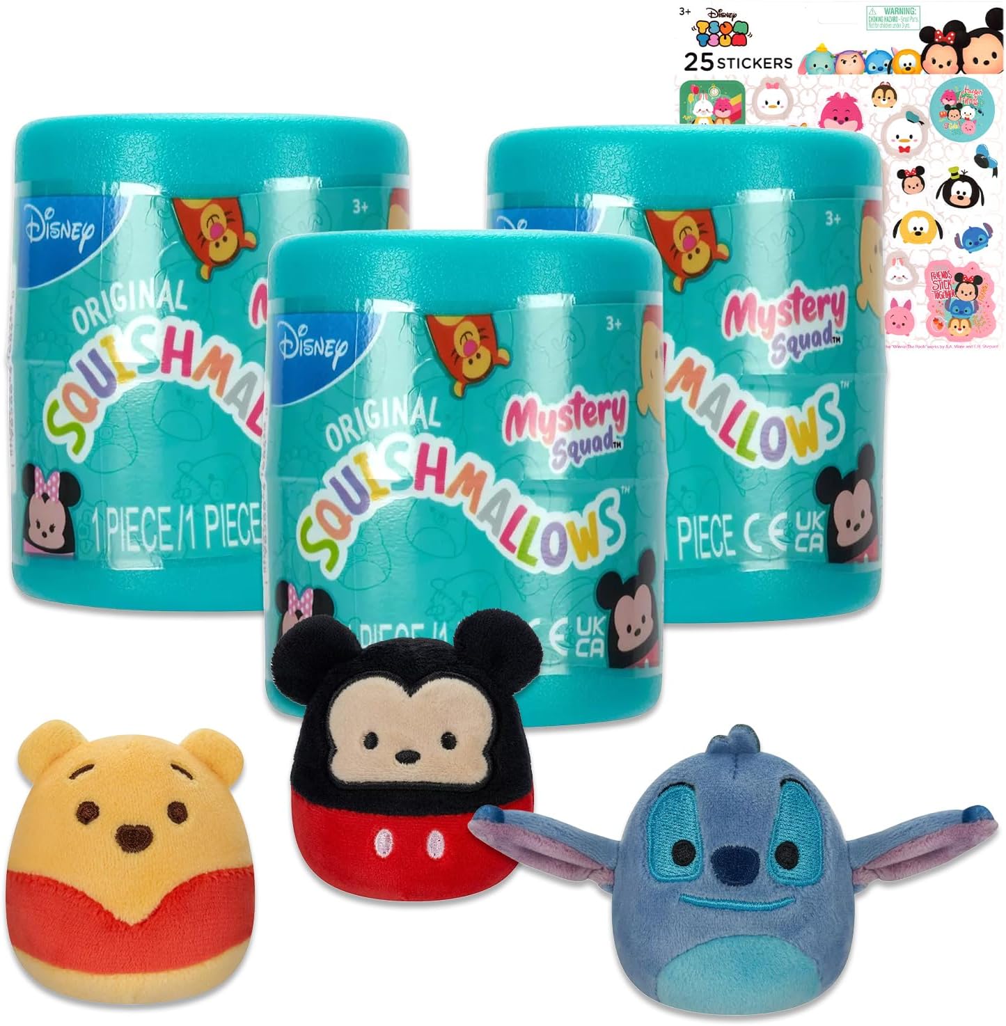 Amazon.com: Disney Micromallows Mystery Squad Set - Bundle with 3 ...