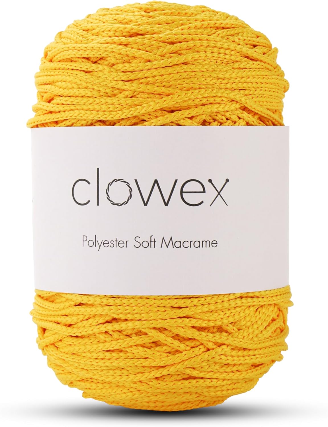 Amazon.com: Clowex Polyester Soft Macrame Cord 2.5-3mm, 191 yards x 1/9 ...