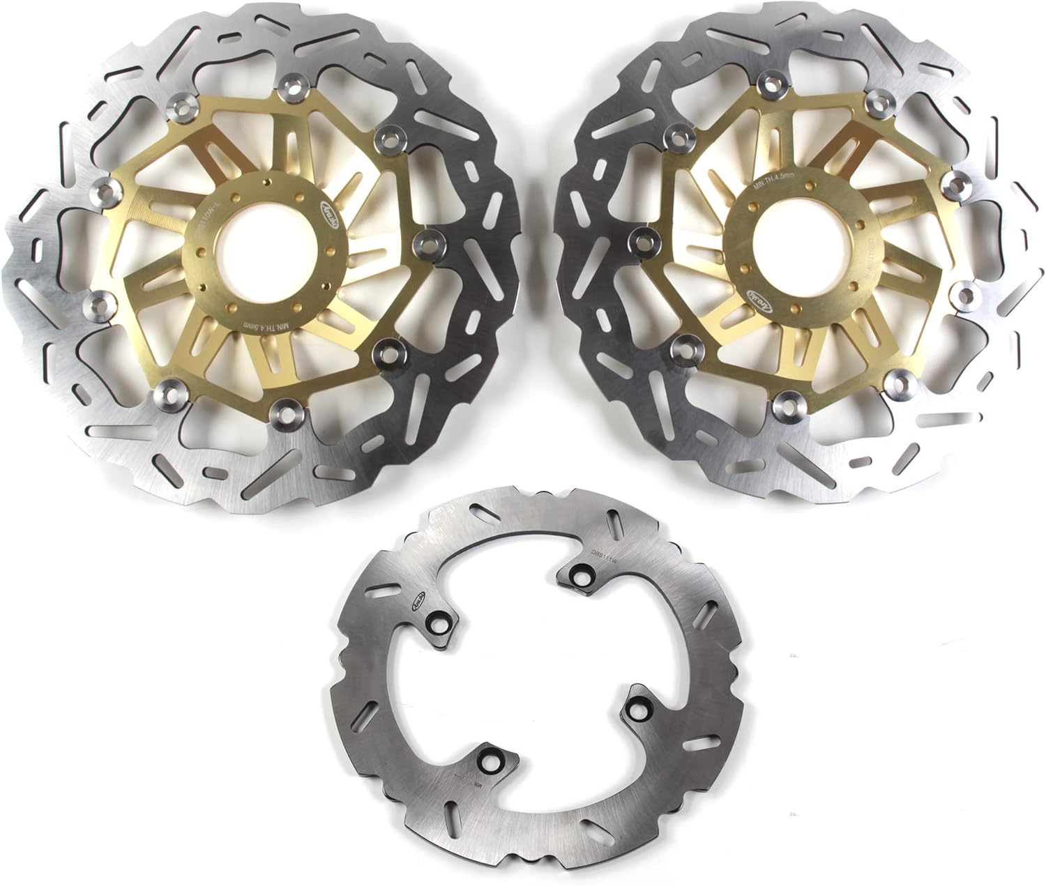 Amazon.com: Arashi Front Rear Brake Disc Rotors for Honda CRF1000L ...
