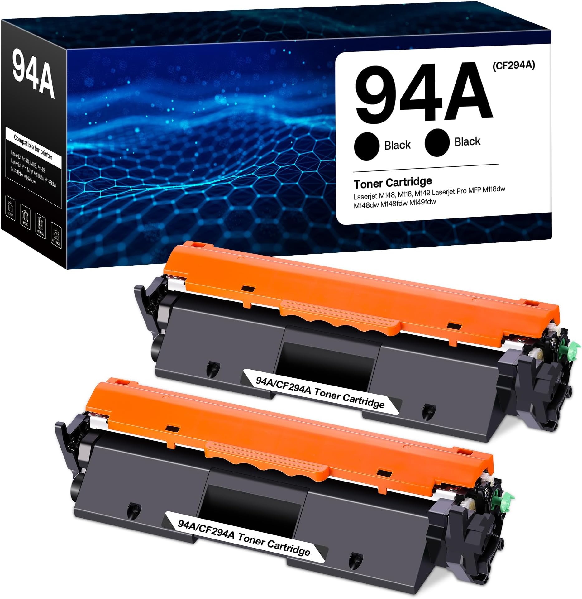 Amazon.com: 94X Toner Cartridge Black High Yield | Work for HP Laserjet ...