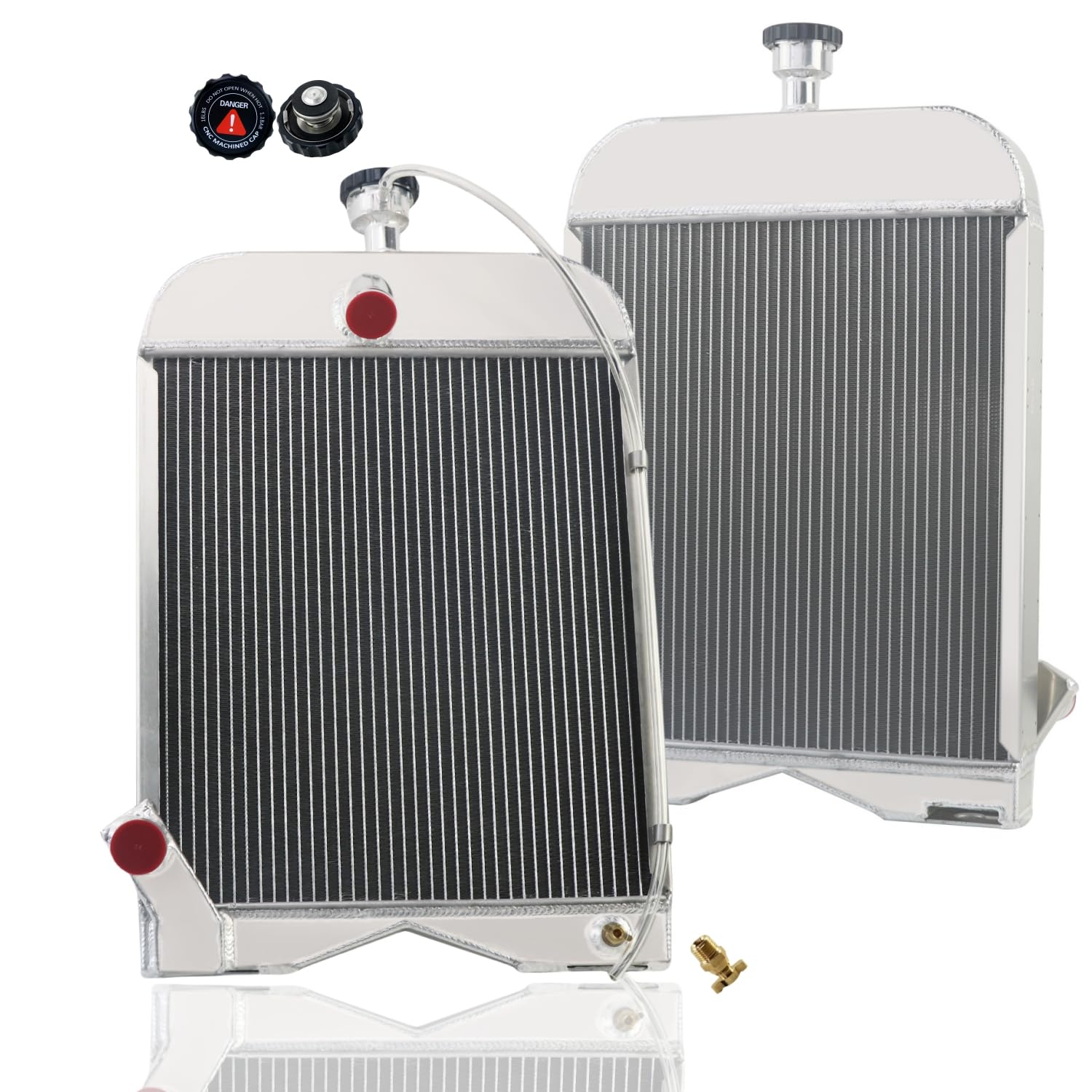 Lizroodia Full Aluminum Radiator Compatible with Ford 8N 9N 2N Models ...