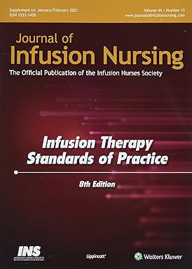 Infusion Therapy Standards of Practice 2021: 9780000166159: Medicine ...