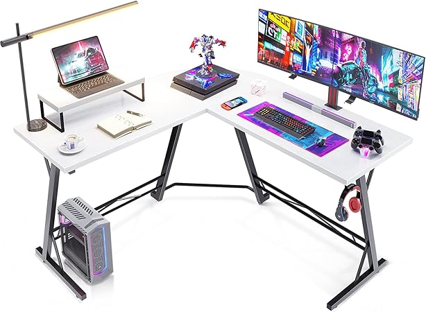 ODK Corner Desk, L Shape Desk, L Shape Gaming Table, Gaming Desk ...