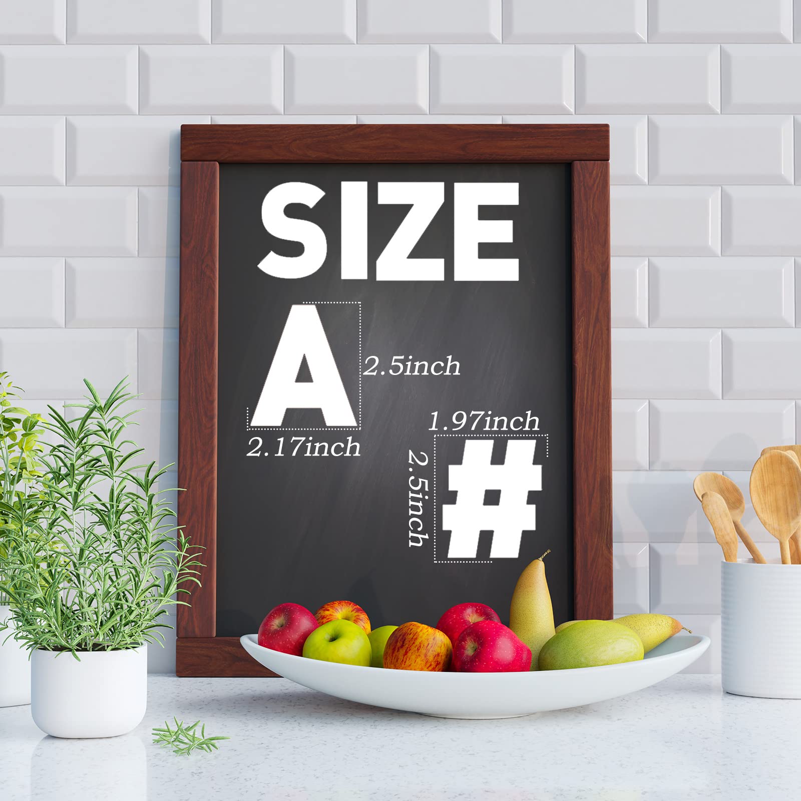 Snapklik.com : Chinco 232 Pcs 24 Sheets Large Letter Stickers 2.5 Inch ...