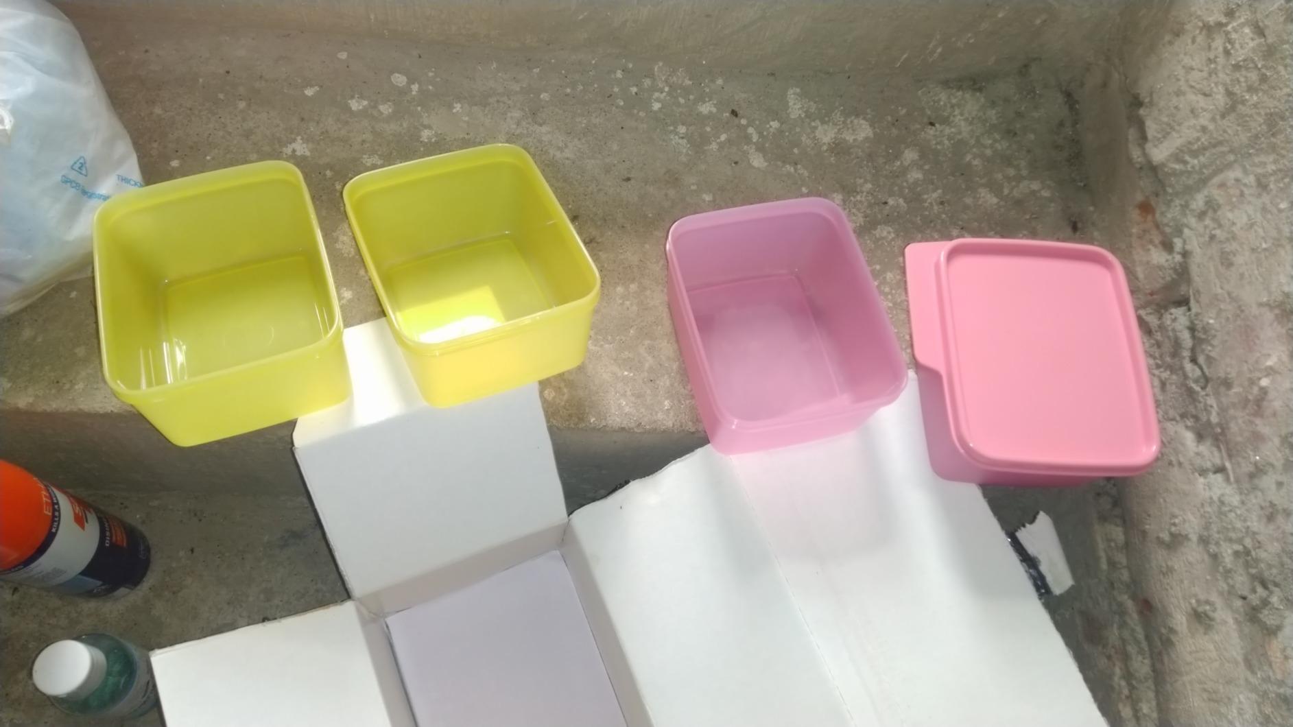 Tupperware Keep Tab Set, 500Ml, Set Of 4Pcs(Plastic), Blue : Amazon.in ...