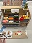 Melissa & Doug Wooden Slice & Stack Sandwich Counter with Deli Slicer ...