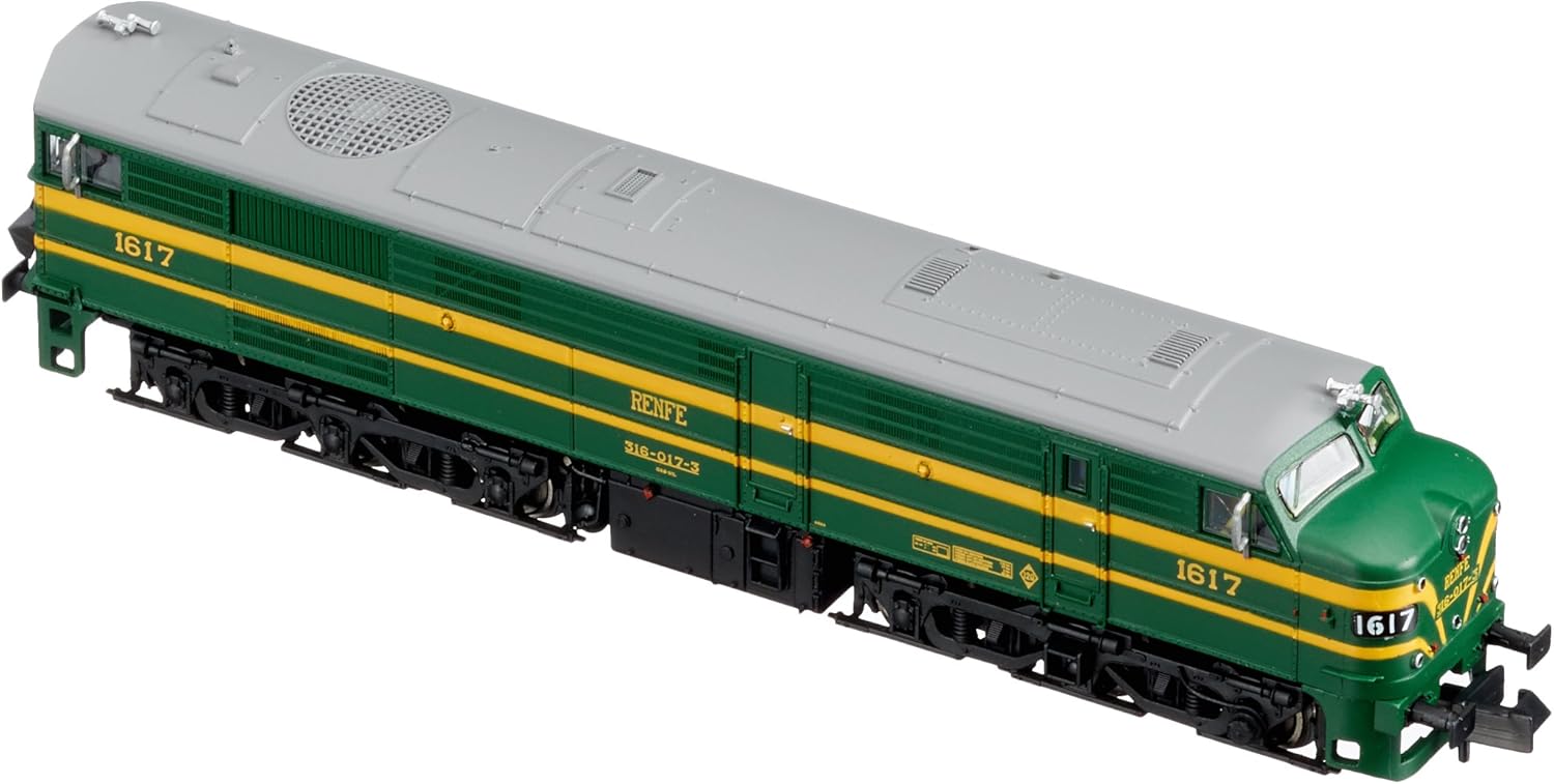 RENFE, diesel locomotive class 316, green livery, period IV : Buy ...
