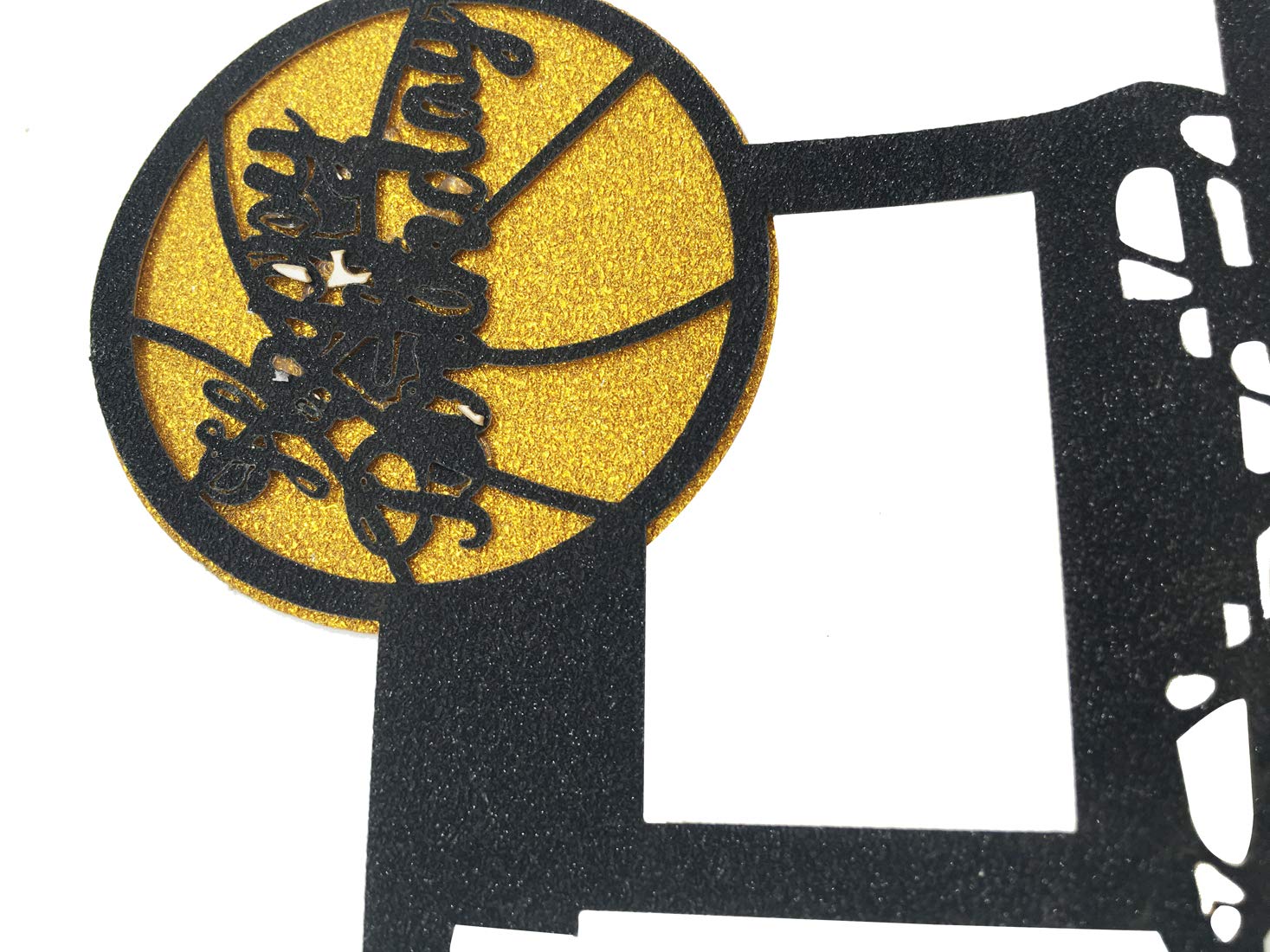 Basketball Hoop Happy Birthday Cake Topper, Birthday Twinkle DIY ...