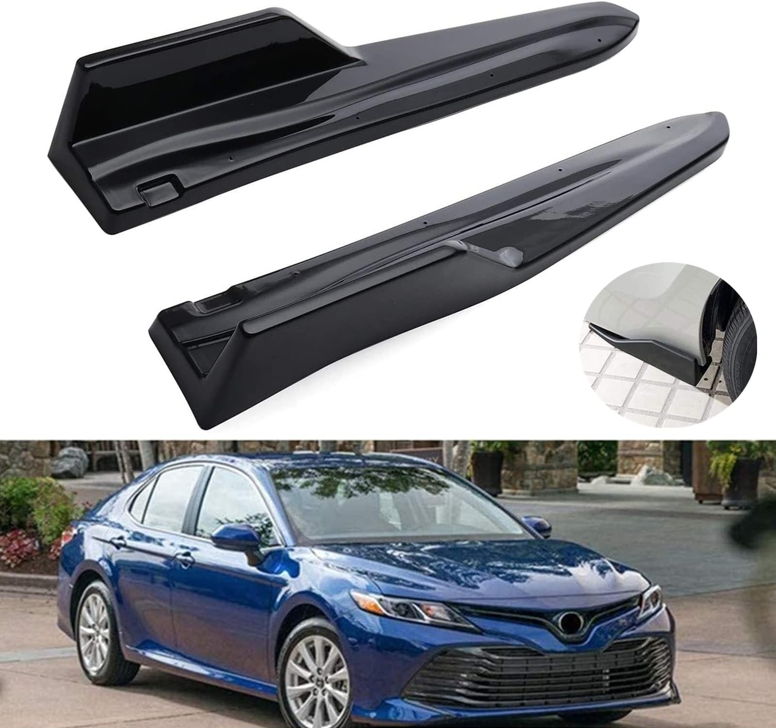 Amazon.com: Fits for 2018-2020 Toyota Camry SE XSE ART Style Glossy ...