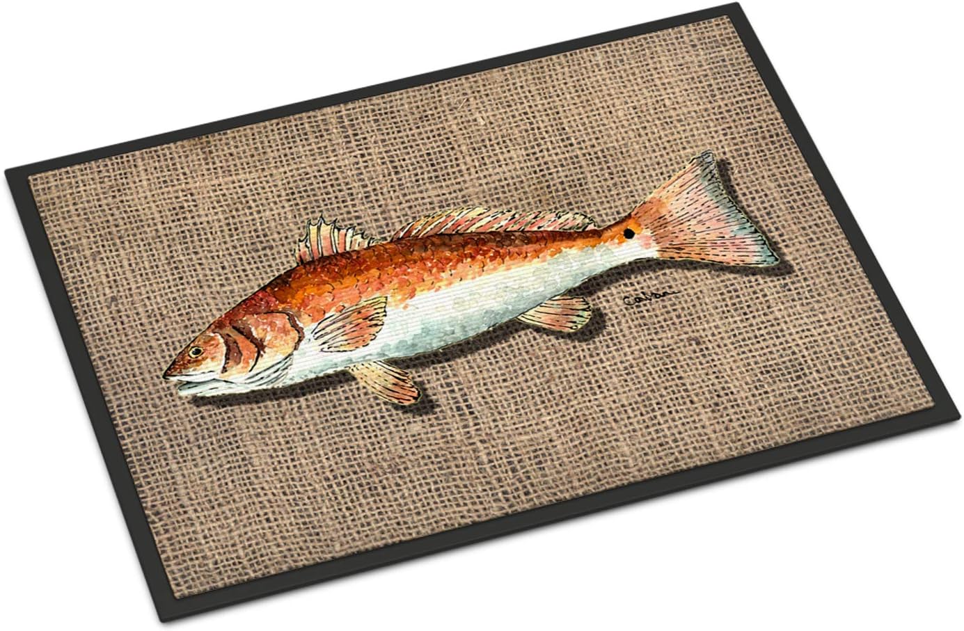 Amazon.com: Door Mat Fluke Fish for Boat or Dock : Patio, Lawn & Garden
