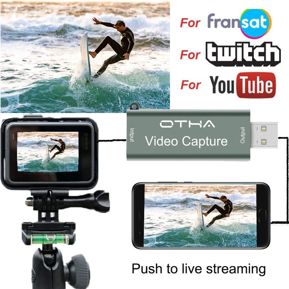 Buy 1080p 60fps Video Capture Card ,Audio Grabber for Gaming Streaming ...