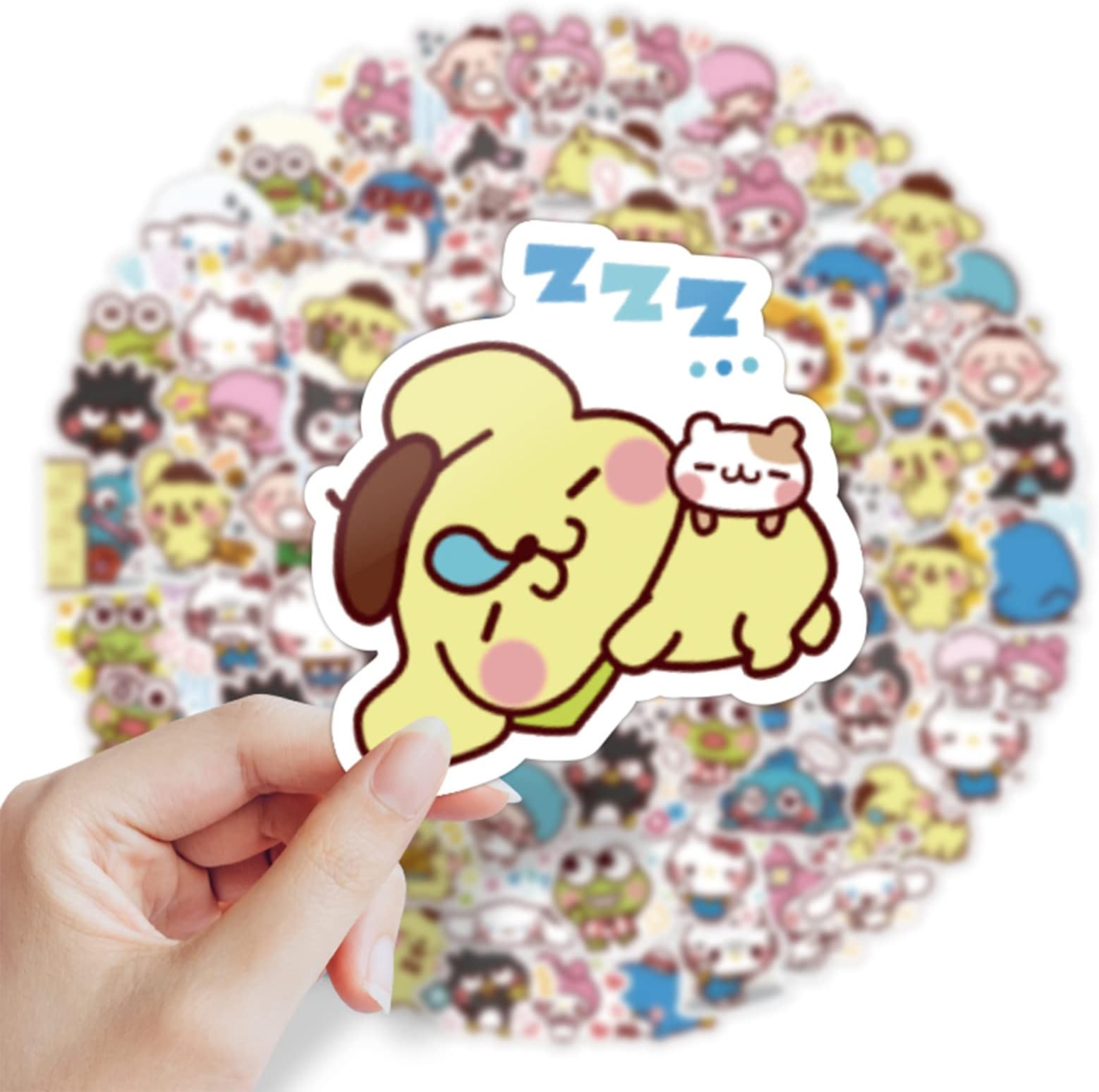Amazon.com: Aiekule 2022 New Cute Japanese Anime Stickers 80 pcs Mini ...
