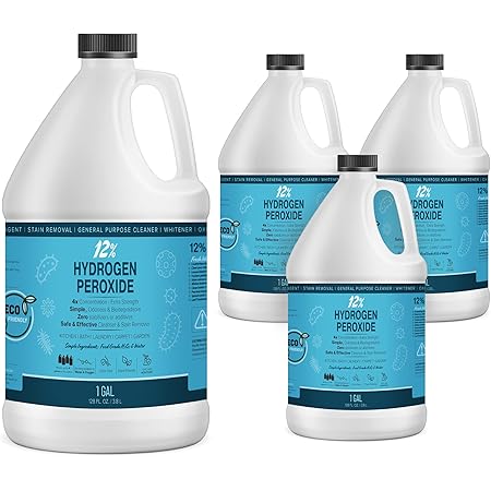 Amazon.com: 12% Hydrogen Peroxide Solution - 2 Gallons (Just Food-Grade ...