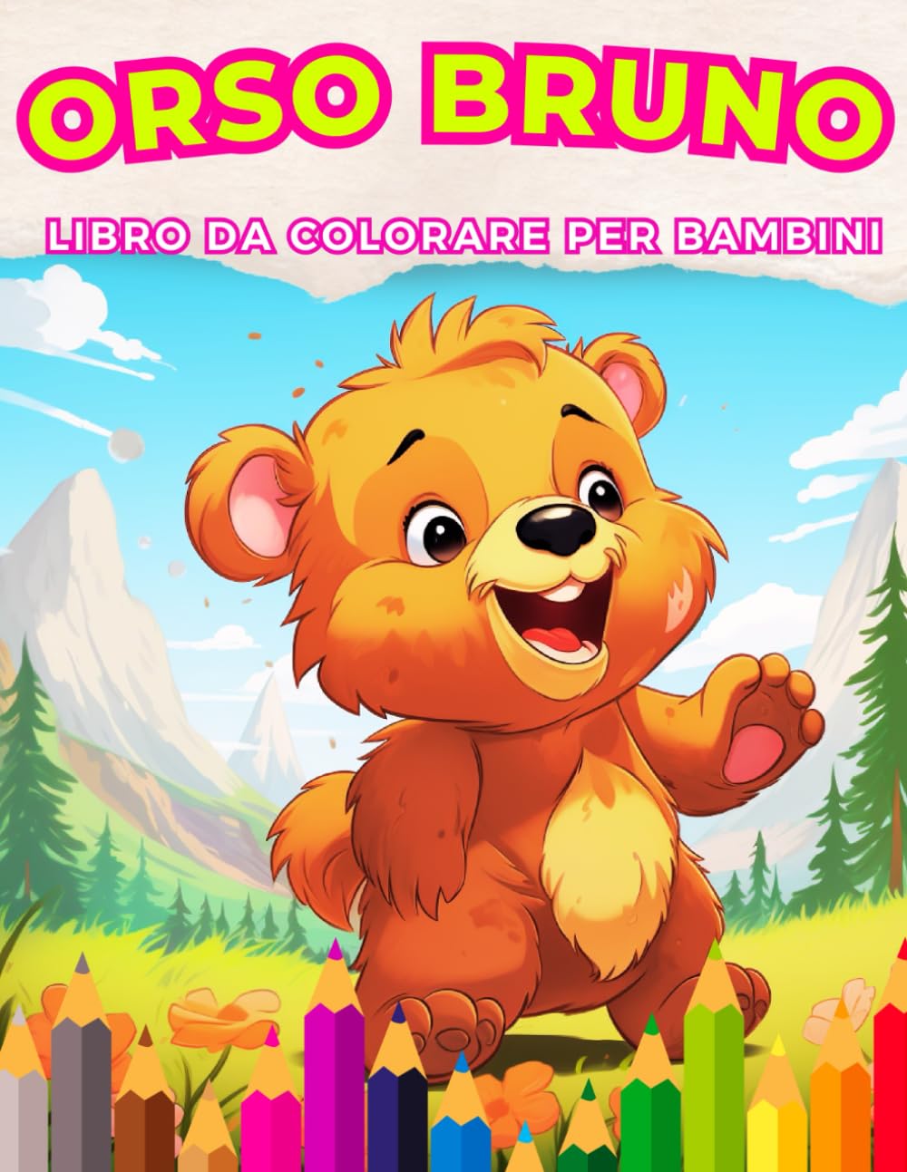 Pagine Da Colorare Del Libro Dell'orso Bruno