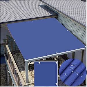 Amazon.com : Pool Shade Canopy Above Ground Rectangle Waterproof Sun ...