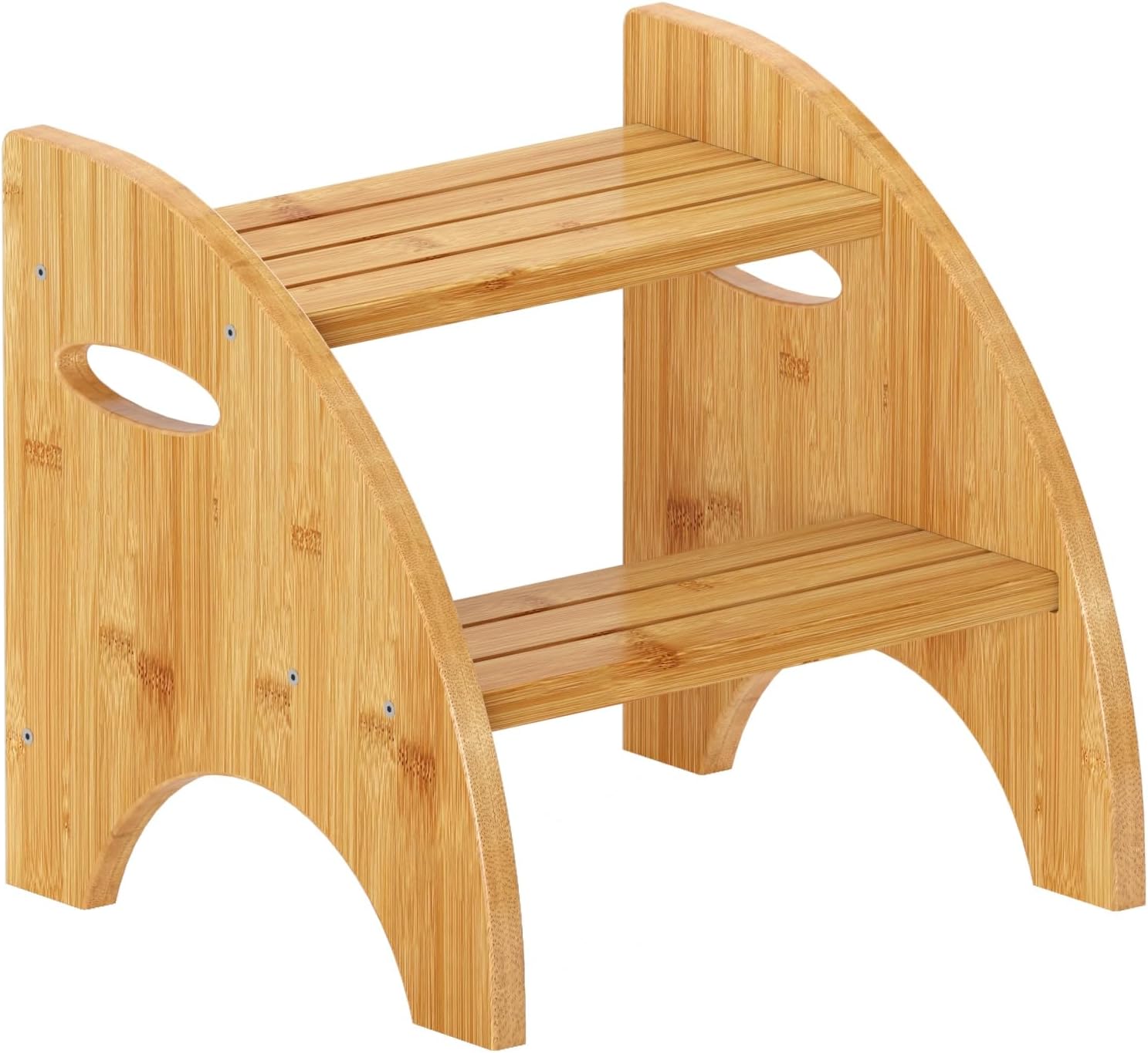 Amazon.com: Arkboo Bamboo Step Stool, Bed Step Stool and Kids' Step ...