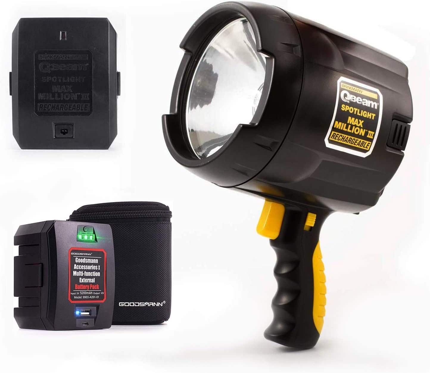 Amazon.com: Brinkmann QBeam 800-2380-W Max Million III Rechargeable ...