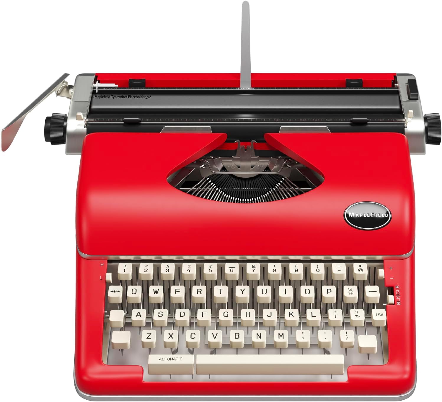 Red Vintage Typewriter for a Nostalgic Flow - Manual Typewriter ...
