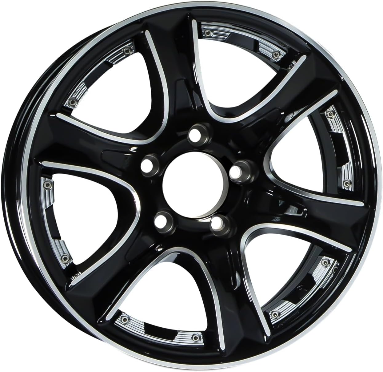 Amazon.com: eCustomrim 2-Pack 14" Aluminum Trailer Wheels 14X5.5 5 Lug ...