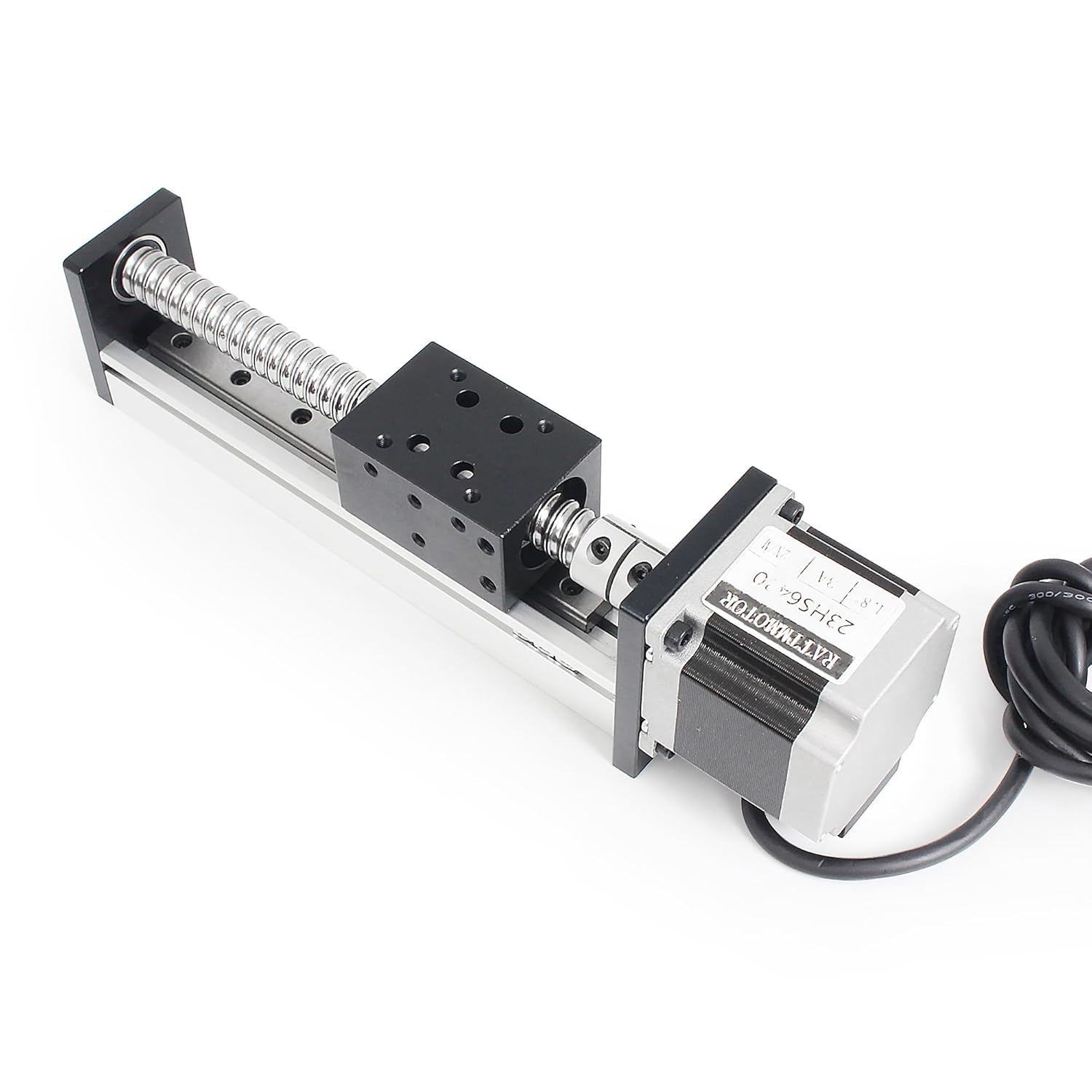 400mm Length Travel Linear Stage Actuator with Square Linear Rails ...