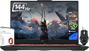 Amazon.com: ASUS TUF A17 Gaming Laptop - 17.3" FHD 144Hz Display, AMD Ryzen 9-7940HS(8-core ...