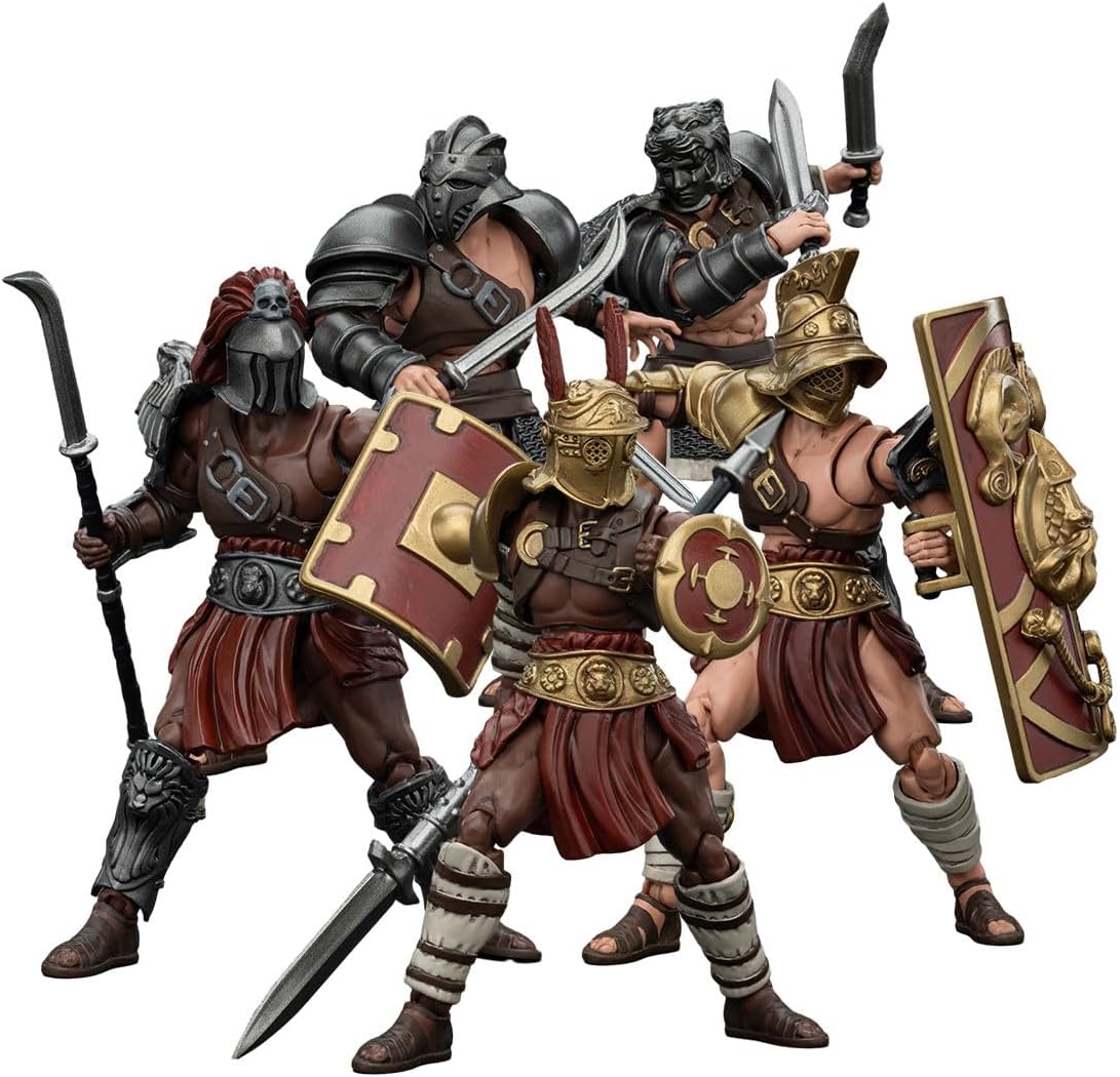 Amazon.com: JOYTOY Action Figures Roman Gladiator 1 1/18 Movable Model ...