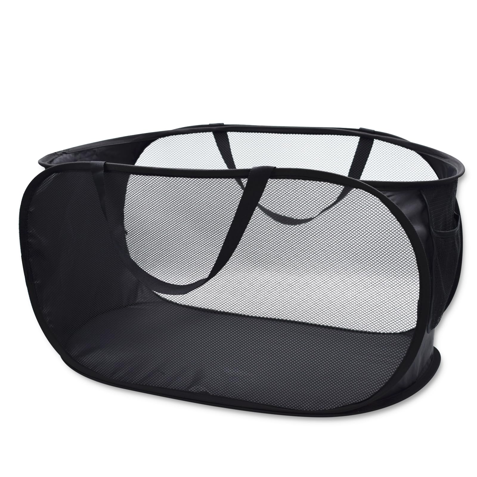 Amazon.com: HONOMA Sturdy Mesh Laundry Hamper Basket Bag,Pop up Basket ...