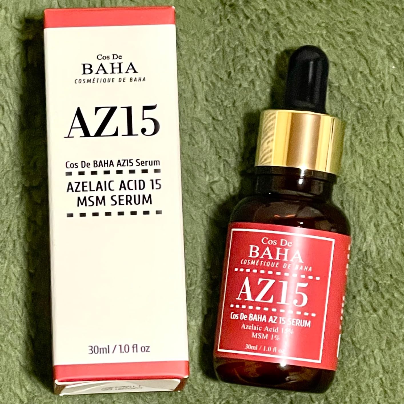 Amazon.co.jp: Cos De BAHA(コスデバハ) AZ15アゼライン酸 15% msm 1% 30ml 美容液 毛穴汚れ 皮脂ケア : ビューティー