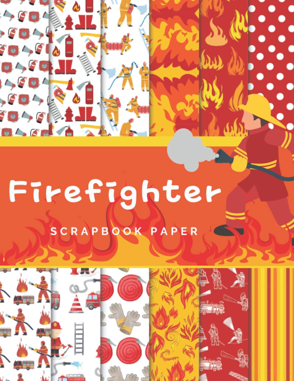 Firefighter Scrapbook Paper: Ideal DIY, Craft Projects, Card Making ...