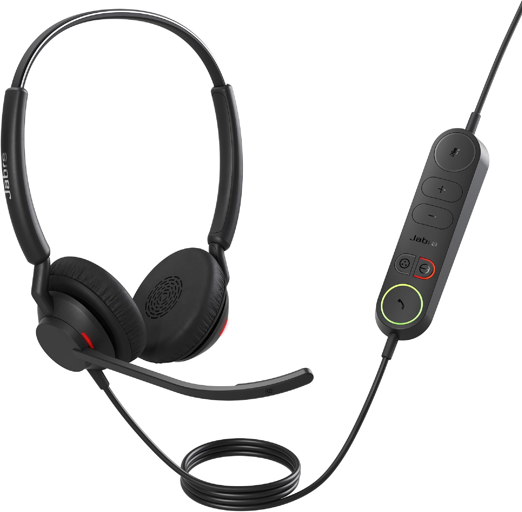 Amazon.com: Jabra Engage 40 Wired Stereo Headset with Inline Call ...