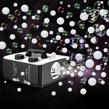 Amazon.com: Fog Machine, No Spill Fog Bubble Machine, Portable Smoke ...