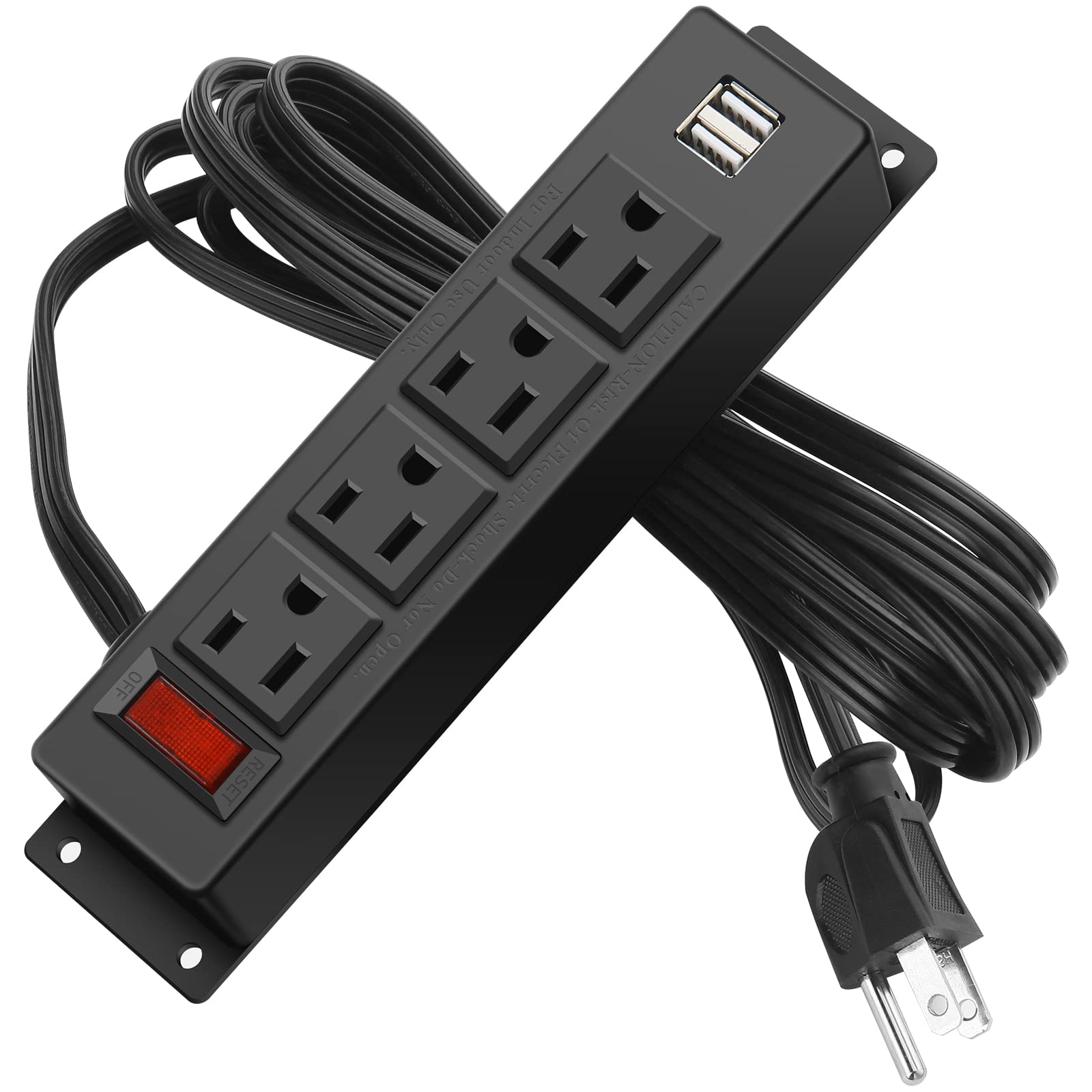 Wall Mount Power Strip With 4 Outlet Mountable Power Strip | Desertcart ...