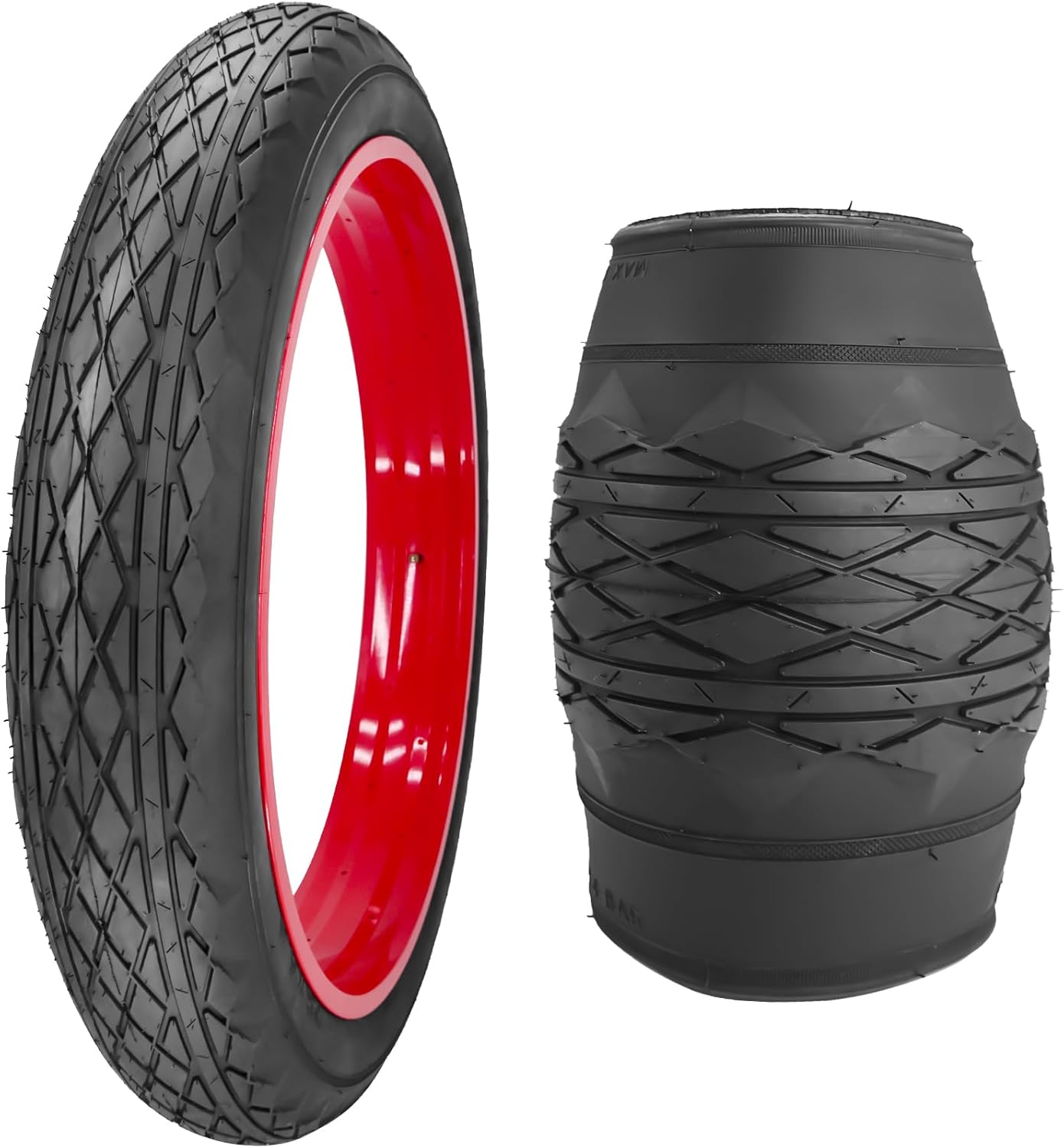 Amazon.com : 26" E-Bike Fat Tires 26 x 4.0 Folding Bead Tire for ...