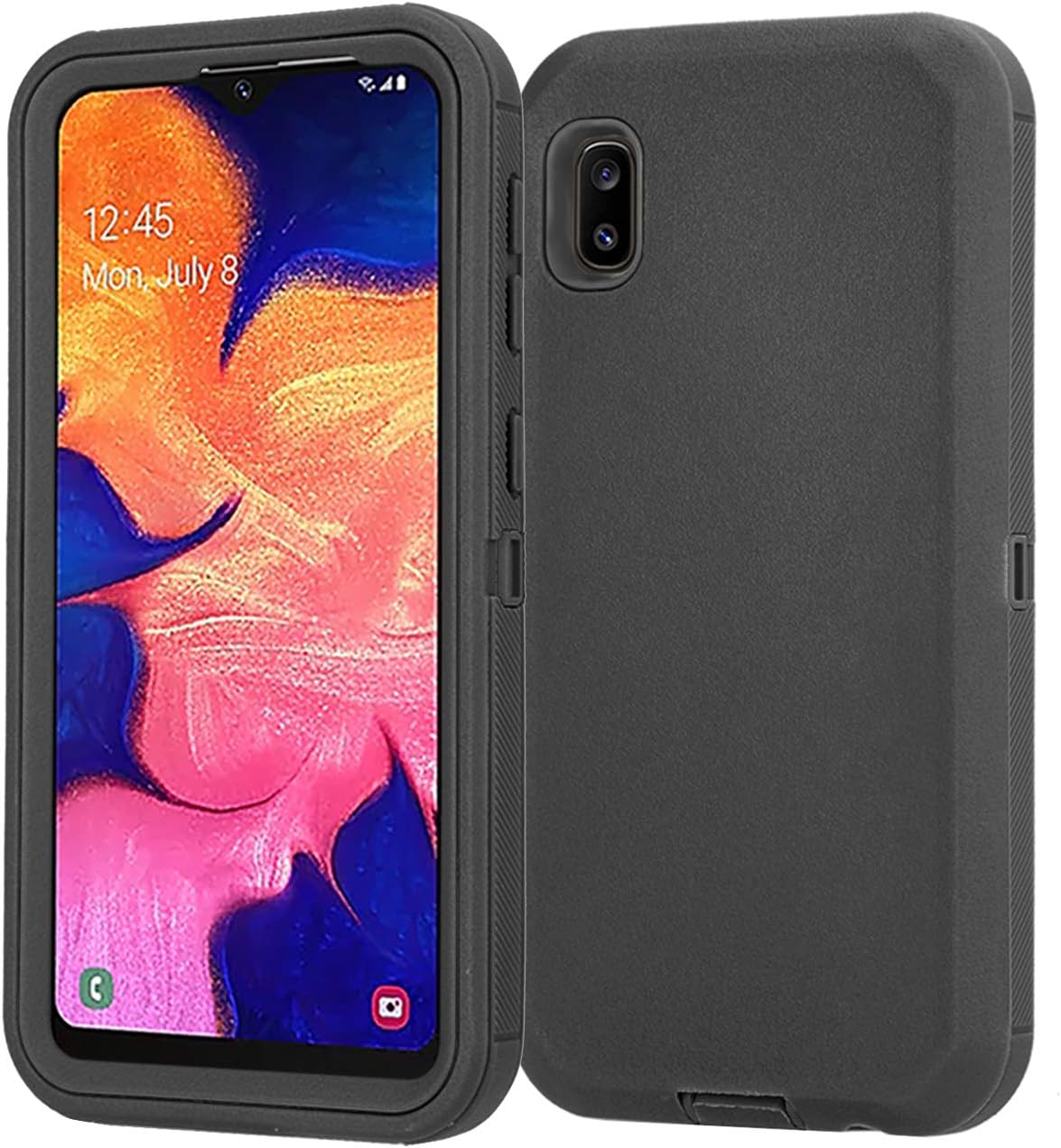 Amazon.com: Aimoll-88 for Galaxy A10E Case, with [Built-in Screen ...