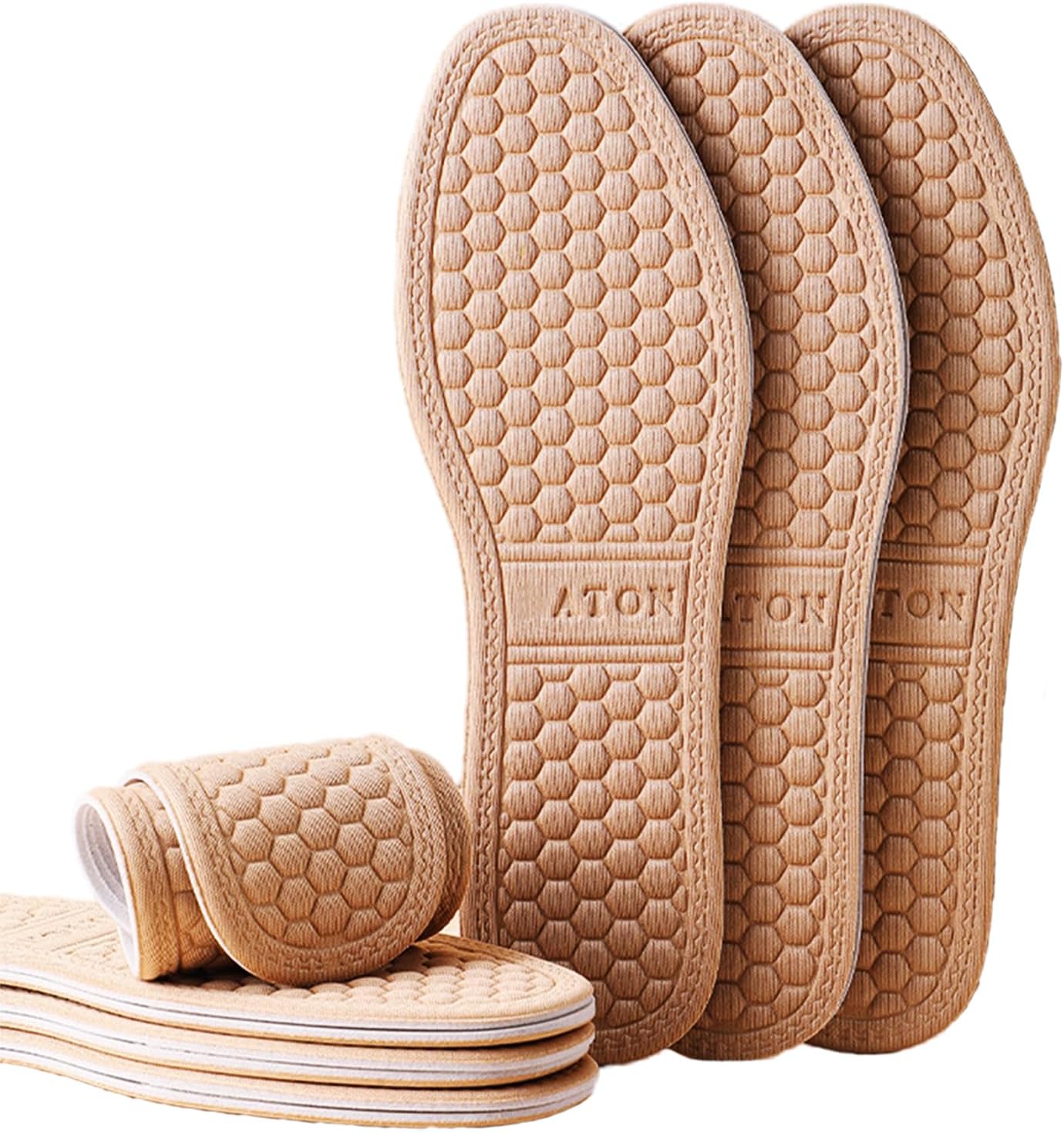 Amazon.com: 2 Pair-Memory Foam Insoles,Odor Stop Shoe Insert for Men ...