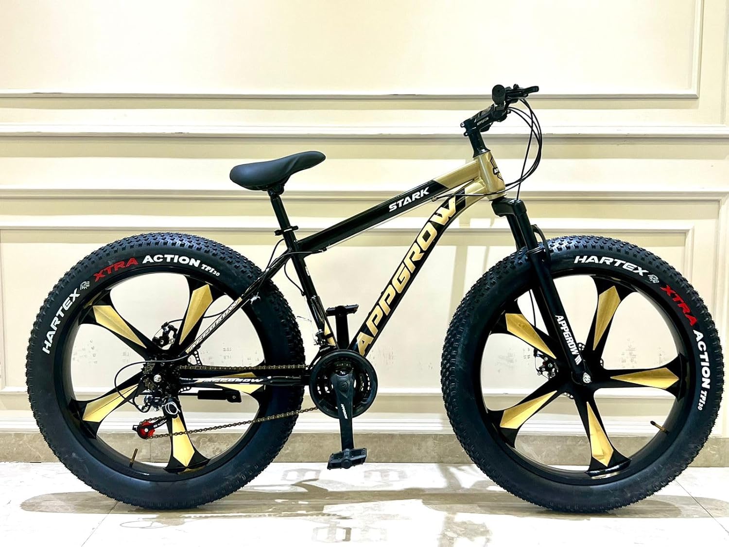 Buy Appgrow Fat tyre Cycle with 26 * 4.00 Fat Tyres with Heavy Built ...