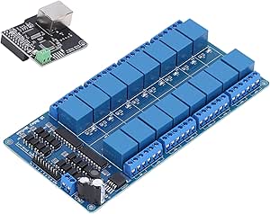 PURESILKS Ethernet Controller Board, LAN WAN Neteork Web Server Dual ...